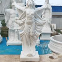 China Life Size Marble Angel Garden Sculpture of Cupid and Psyche for Outdoor Focal Point for sale
