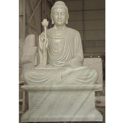 China Customized Color Hand Carved Marble Stone Statue of Indian Buddha Lord Shiva in India for sale