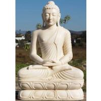 China Customized Color Hand Carved Marble Stone Statue of Indian Buddha Lord Shiva in India for sale