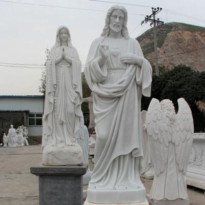 China Customized Natural Stone Jesus Christ Statue for Outdoor Church Decor in City Square for sale