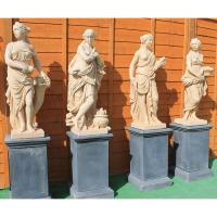 China Hand Carved and Polished Customized Greek Four Season Goddess Statues for Garden Park for sale