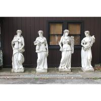 China Hand Carved and Polished Customized Greek Four Season Goddess Statues for Garden Park for sale