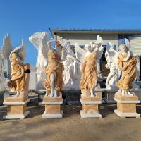 China Hand Carved and Polished Customized Greek Four Season Goddess Statues for Garden Park for sale