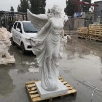 China Customized Woman Statue Greek Goddess Stone Sculpture Hand Carved for Plaza Decoration for sale