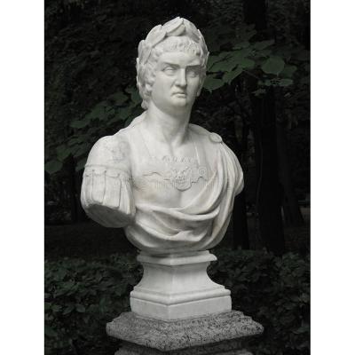 China City Square Park Decoration with Classic Roman Bust Marble Greek Mythology Sculptures for sale