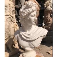 China City Square Park Decoration with Classic Roman Bust Marble Greek Mythology Sculptures for sale