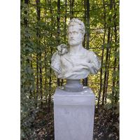 China City Square Park Decoration with Classic Roman Bust Marble Greek Mythology Sculptures for sale