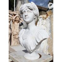 China Customized Life Size Famous Hand Carved Natural Stone Figure Sculpture White Marble Greek Stone Statue For Park Decoration for sale