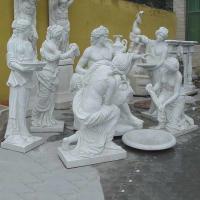 China White Marble Apollo Bath Decoration Sculpture Hand Carved in Traditional Design Style for sale