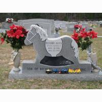 China Customized Color Marble/Granite Outdoor Angel Statue Headstone for Graveyard Memorial for sale