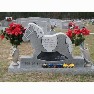 China Customized Color Marble/Granite Outdoor Angel Statue Headstone for Graveyard Memorial for sale