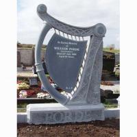 China Customized Angel Monument White Marble Headstones And Tombstones In Modern Design Style for sale