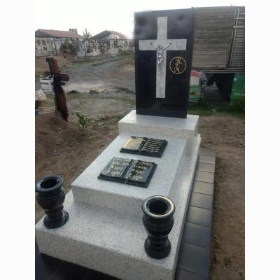 China China Factory Price Headstone Black Granite Grave Stone Cemetery Tombstones Monuments Gravestone For Funeral for sale
