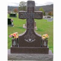 China High Quality Granite Tombstones Monuments Customized Headstone Designs Beautiful Gravestone for sale
