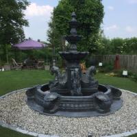 China Outdoor Garden Villa Decoration Plaza Stone Water Fountain with Modern Design Style for sale
