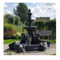 China Outdoor Garden Villa Decoration Plaza Stone Water Fountain with Modern Design Style for sale
