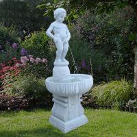 China Customized Design Outdoor Garden Decoration Natural Stone Fountain Carving Sculpture for sale