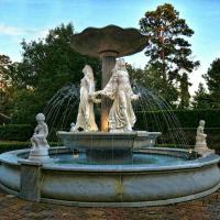 China Customized Design Outdoor Garden Decoration Natural Stone Fountain Carving Sculpture for sale