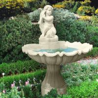China Customized Design Outdoor Garden Decoration Natural Stone Fountain Carving Sculpture for sale
