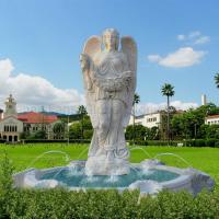 China Life Size or Customized Size Marble Basin Garden Fountain with Modern Design Style for sale