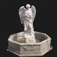 China Flowing Water Landscape Stone Fountain Craft for Outdoor Decoration Customized Color for sale