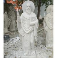 China Customized marble jesus statues hand carved large size Christian religious figure sculpture for church garden decor for sale