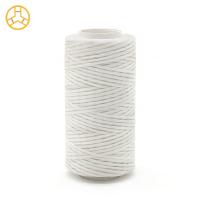 China Polyester/Waxed Kangfa Flat Braided Sewing Yarn for Braided Wax Thread in Leather Sofa for sale