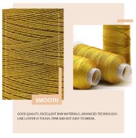 China DIY Metallic Yarn Don't Miss Out on Our High Tenacity Gold Silk Embroidery Thread for sale
