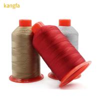 China 3000m Cone Nylbond Tkt-40 White Strong Bonded Thread for Upholstery 210D/3 40 Tex70 for sale