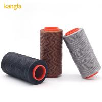 China 100g-400g Weight Knitting Wax Thread 0.8mm Flat Waxed Thread 200 meters for Leather for sale