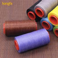 China 100g-400g Weight Knitting Wax Thread 0.8mm Flat Waxed Thread 200 meters for Leather for sale