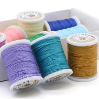 China 0.8mm Diameter Waxed Thread Set of 12 for Leather Sewing Long Stitching Made Easy for sale