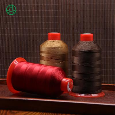 China High Tenacity 3000m Cone Nylbond Tkt-40 white Strong Bonded thread for Upholstery for sale