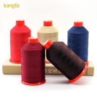 China Kangfa T90 92 Bonded Nylon Sewing Thread for Upholstery Outdoor Shoes Leather and Car Seat Leather for sale