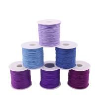 China 2 Ply Singal Color or Rainbow Color Nylon Cord Thread for Chinese Knotting Macrame Cord for sale