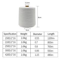 China High Tenacity 420D/16 Polyester Spun Yarn for Multicolor Knitting and Garment Weaving for sale