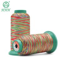 China Colorful High Tenacity Polyester Sewing Thread for Kangfa Industrial 3ply 6ply 5colors for sale