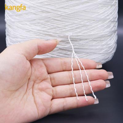 China High Tenacity 20 100% Spun Polyester Yarn 420D/3 in Raw White with 1.25g Weight for sale