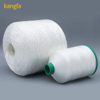 China High Tenacity 20 100% Spun Polyester Yarn 420D/3 in Raw White with 1.25g Weight for sale