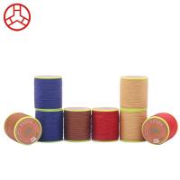 China 150D 0.8mm Core Spun Yarn Handmade Leather Sewing Wax Thread for Bracelets Decorate for sale