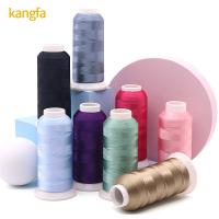China Transparent Cone Material 720 Colors 120D/2 Machine Embroidery Thread 4000y for Garment for sale