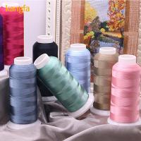 China Transparent Cone Material 720 Colors 120D/2 Machine Embroidery Thread 4000y for Garment for sale
