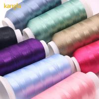 China Transparent Cone Material 720 Colors 120D/2 Machine Embroidery Thread 4000y for Garment for sale