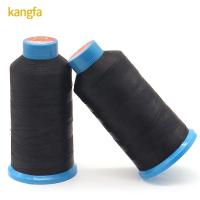 China 90 High Tenacity Bonded Thread Polyester Ring Twisted or TFO Twisted 100g Industrial Tex for sale