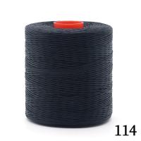 China Excellent 1 Spool 700y 1mm Flat Sewing Coarse Braid Waxed Thread For Leather Craft Repair for sale