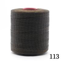 China Excellent 1 Spool 700y 1mm Flat Sewing Coarse Braid Waxed Thread For Leather Craft Repair for sale