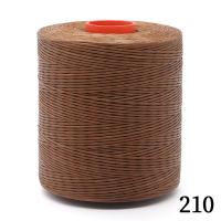 China 1 Spool 700y 1mm Flat Sewing Coarse Braid Waxed Thread for Leather Craft Repair Gassed for sale