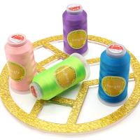 China 120D Dyed 720 Colors 4000 Yard Polyester Embroidery Thread for Machine Dyed Pattern for sale