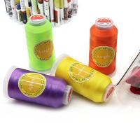 China 120D Dyed 720 Colors 4000 Yard Polyester Embroidery Thread for Machine Dyed Pattern for sale