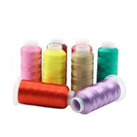 China 4000 Yard 120D/2 Filament Polyester Thread for Embroidery Machine Dyed Pattern Clothing for sale